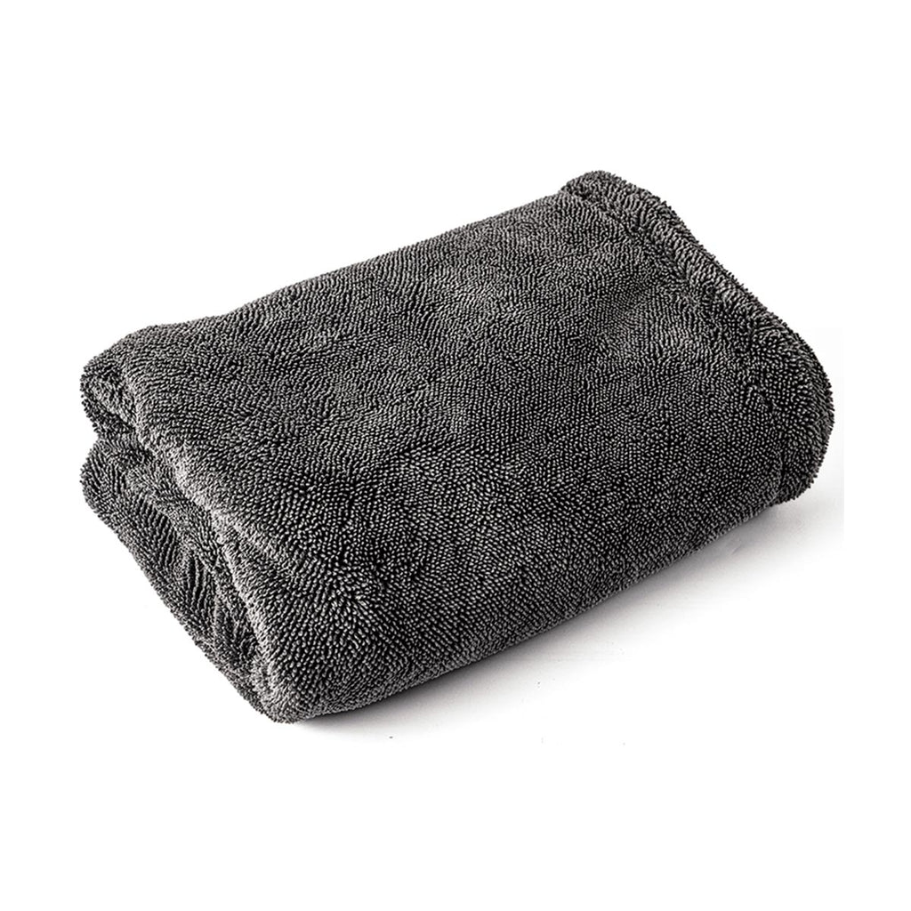 Twisted Loop Drying Towel Dark Grey | Streak-Free & Super Absorbent ...